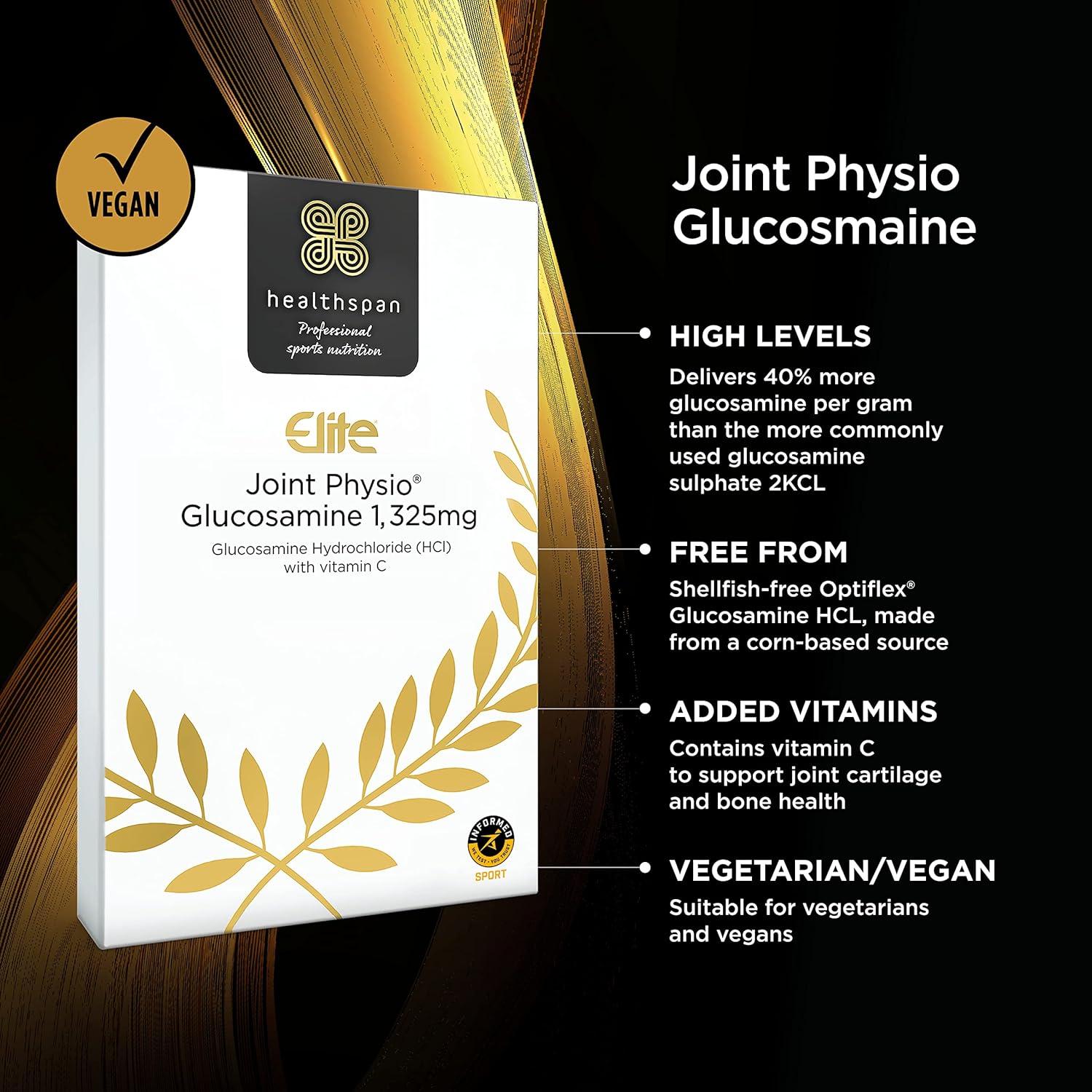 Healthspan Elite Glucosamine 1 325mg (4 Months Supply) | Supports Joint ...