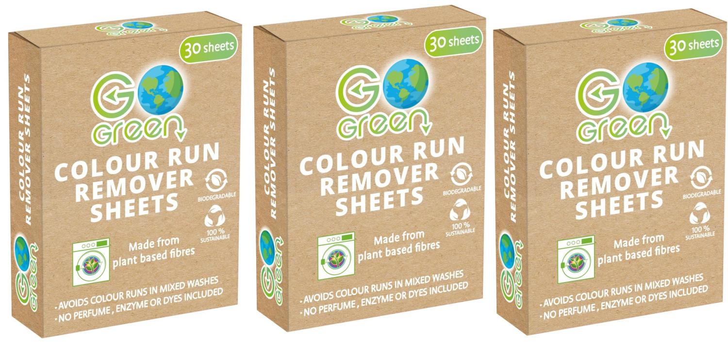 Colour Run Remover Sheets - Pack of 30 | Powerful Formula Safe on ...