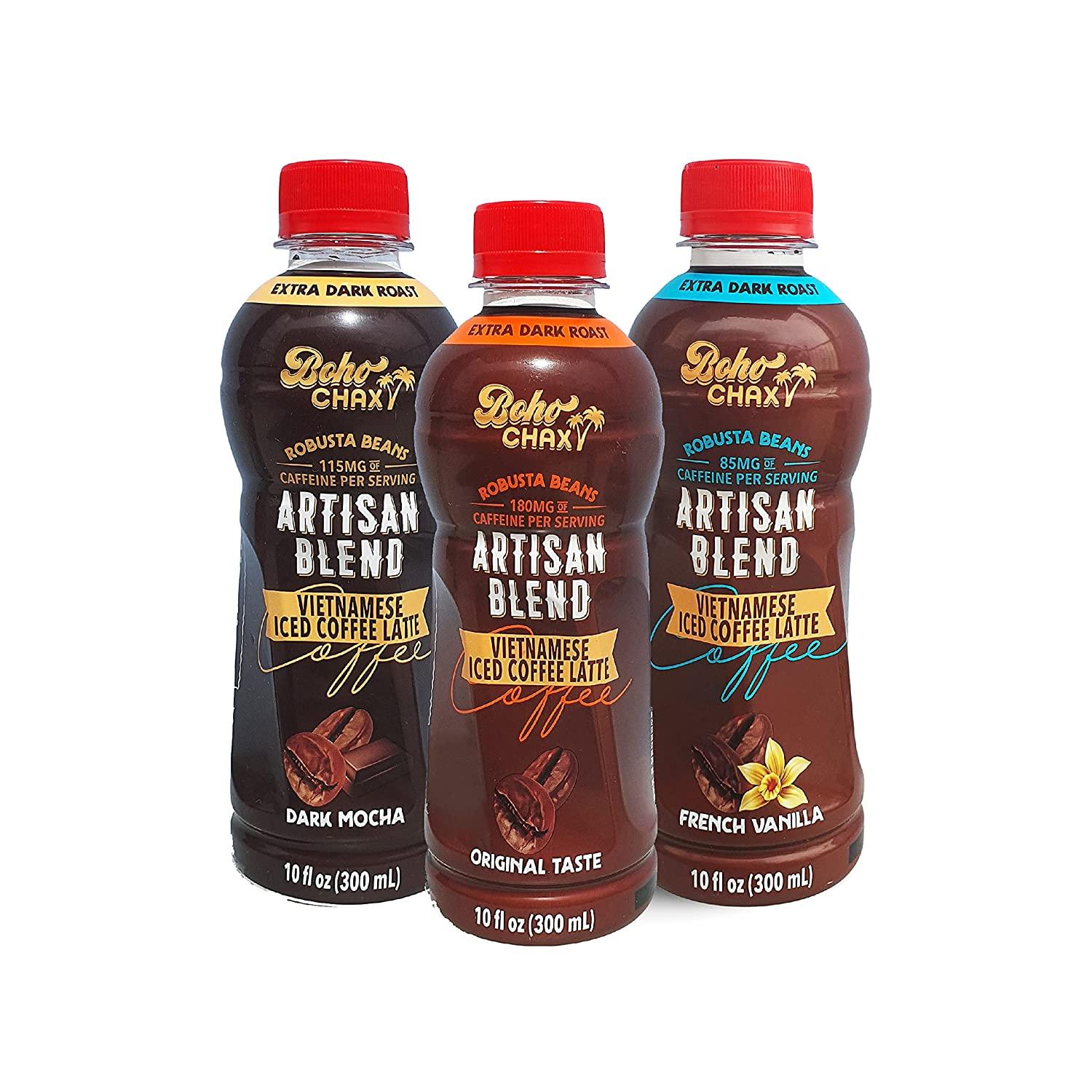 Boho Chax Vietnamese Iced Coffee Latte Variety Pack - Traditional ...