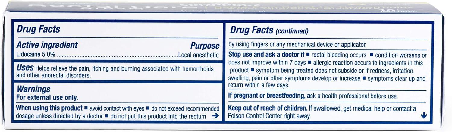 Pharmacist Formulated Rectal Care Cream for Hemorrhoids - Fast Pain ...