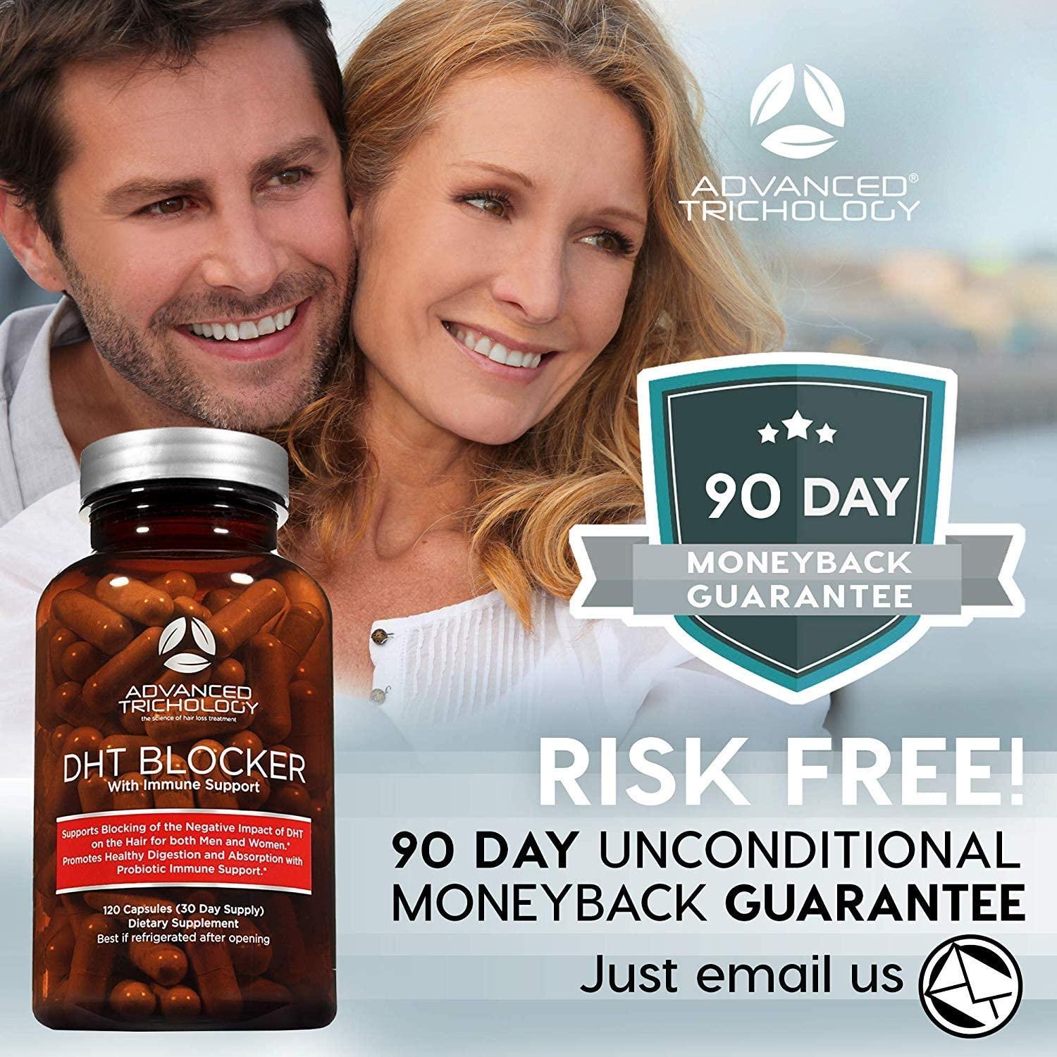 DHT Blocker Hair Growth Supplement for Genetic Thinning | Approved by ...