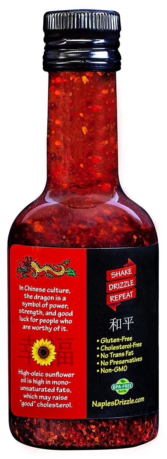 Red Dragon Drizzle - Spicy Garlic Chili Oil | Vegan, GF & Paleo | Hot ...