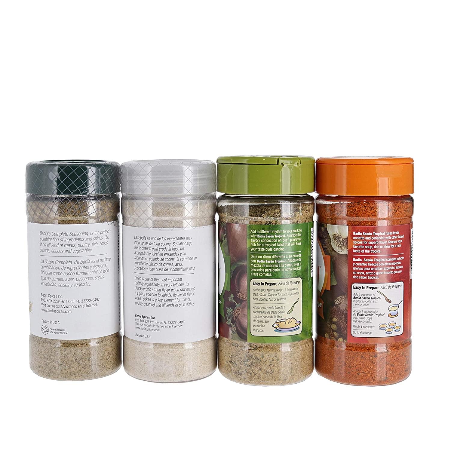 Badia Complete Seasoning Sazon Tropical with Annatto & Coriander Sazon ...