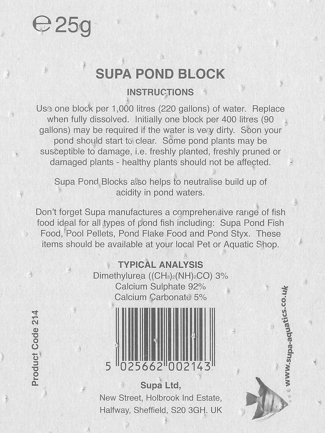 Supa Anti Algae Block The Block Slowly Dissolves Releasing Di-Methyl ...