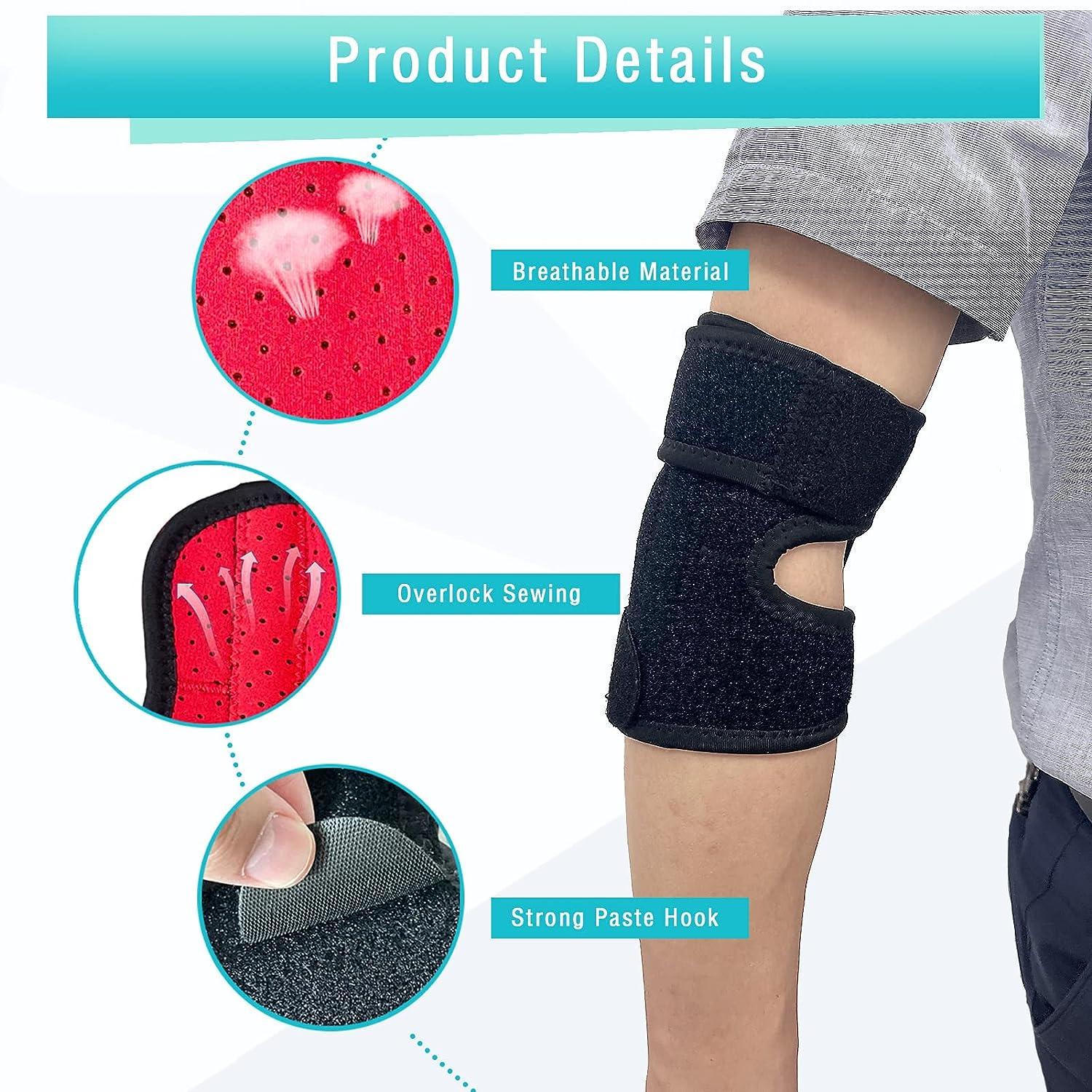 Muoaaoi Elbow Brace for Tendonitis & Tennis Elbow - Compression Sleeve ...