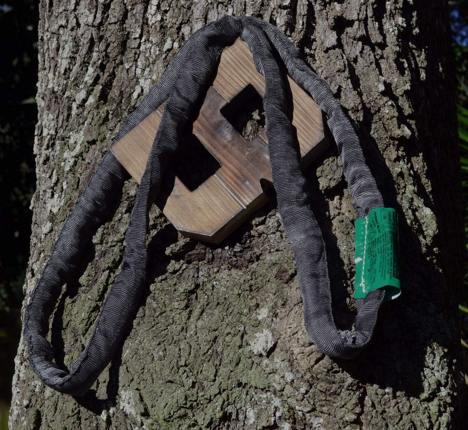 Black Spanset Round Slings 2-Pack for Aerial Hoop Rigging Safety Rated ...