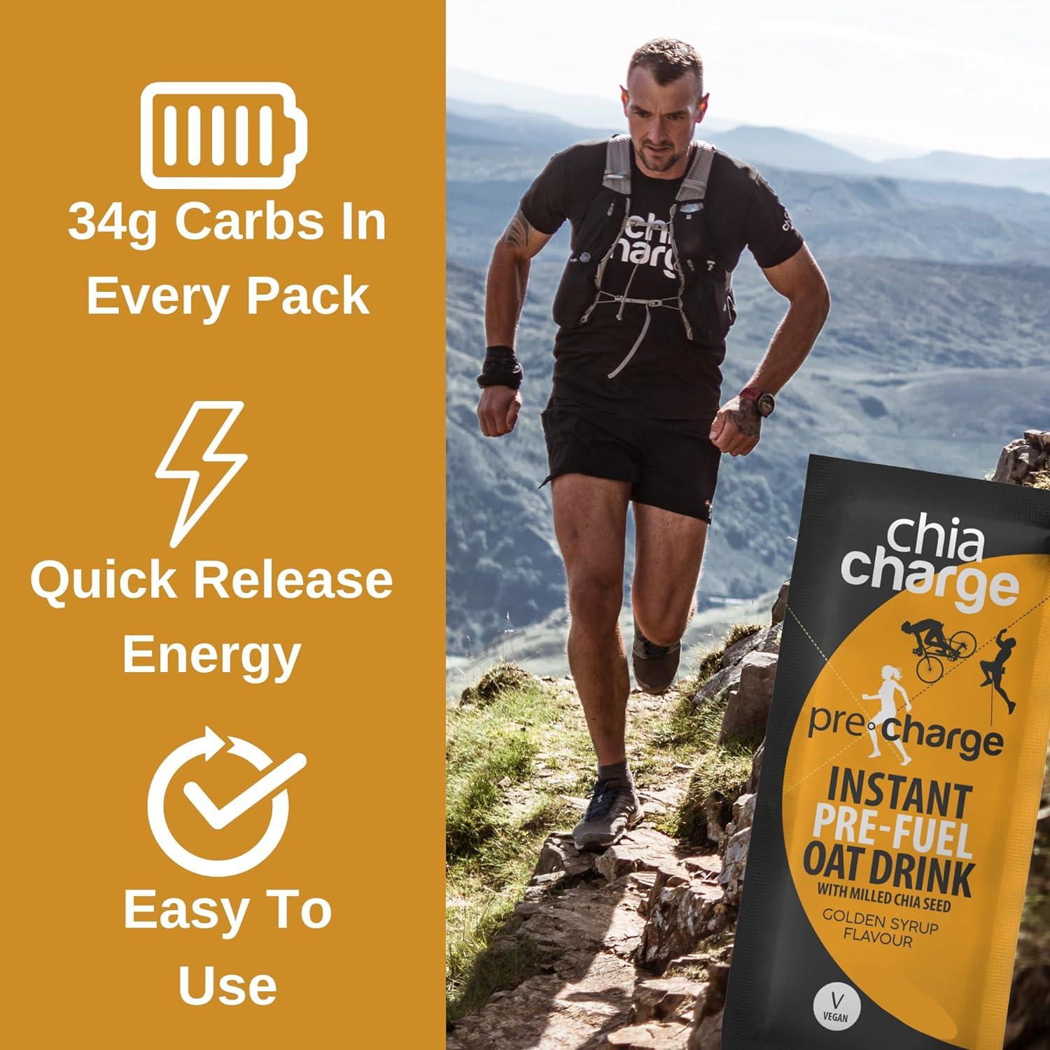 Chia Charge Energy Drink Powder Carbohydrate Enhanced Running and ...