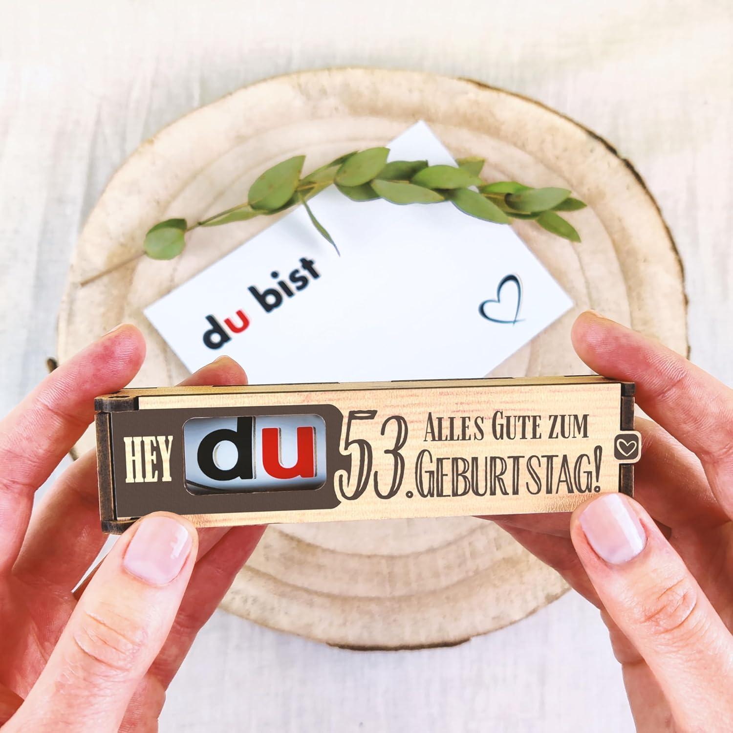 53rd Birthday Chocolate Bar Gift Box - Duplo Included | Unique ...