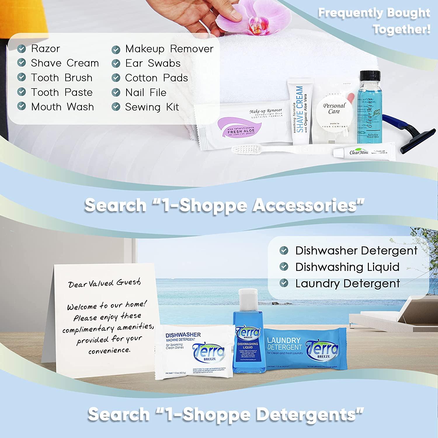 Hotel Amenities Bulk Set - Terra Pure Soaps & Toiletries | 1oz Shampoo ...