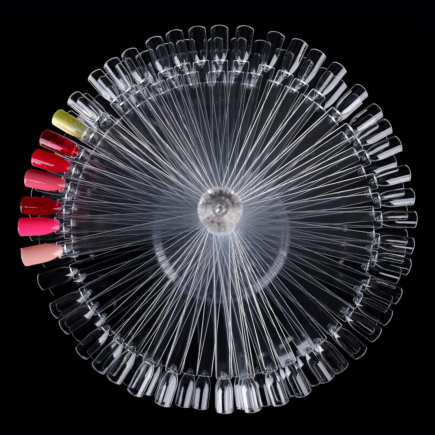 120pcs BNG Nail Color Wheel Display | Nail Art Polish Colour Chart ...