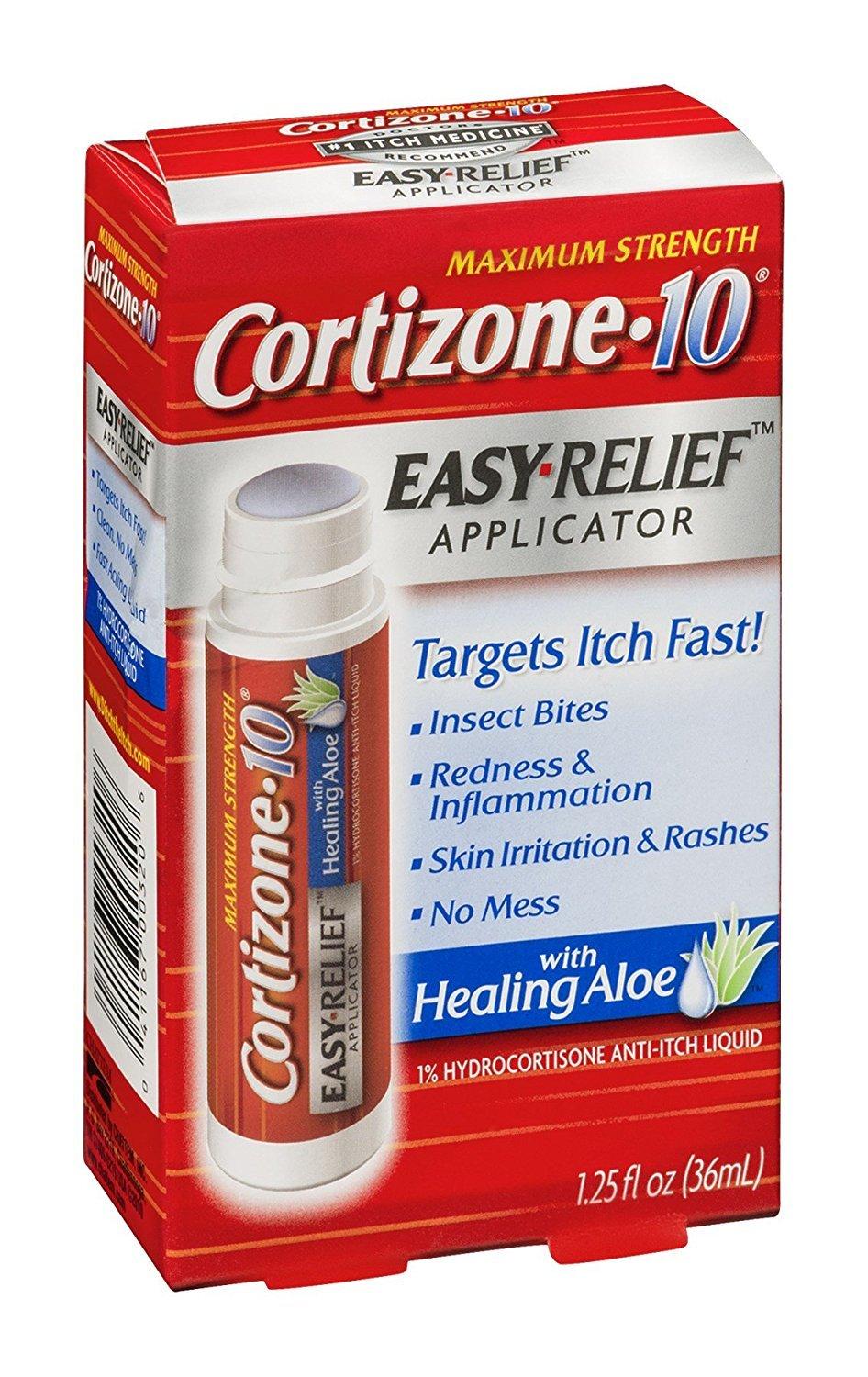 Cortizone 10 Easy Relief Applicator with Healing Aloe 1.25oz - Fast ...