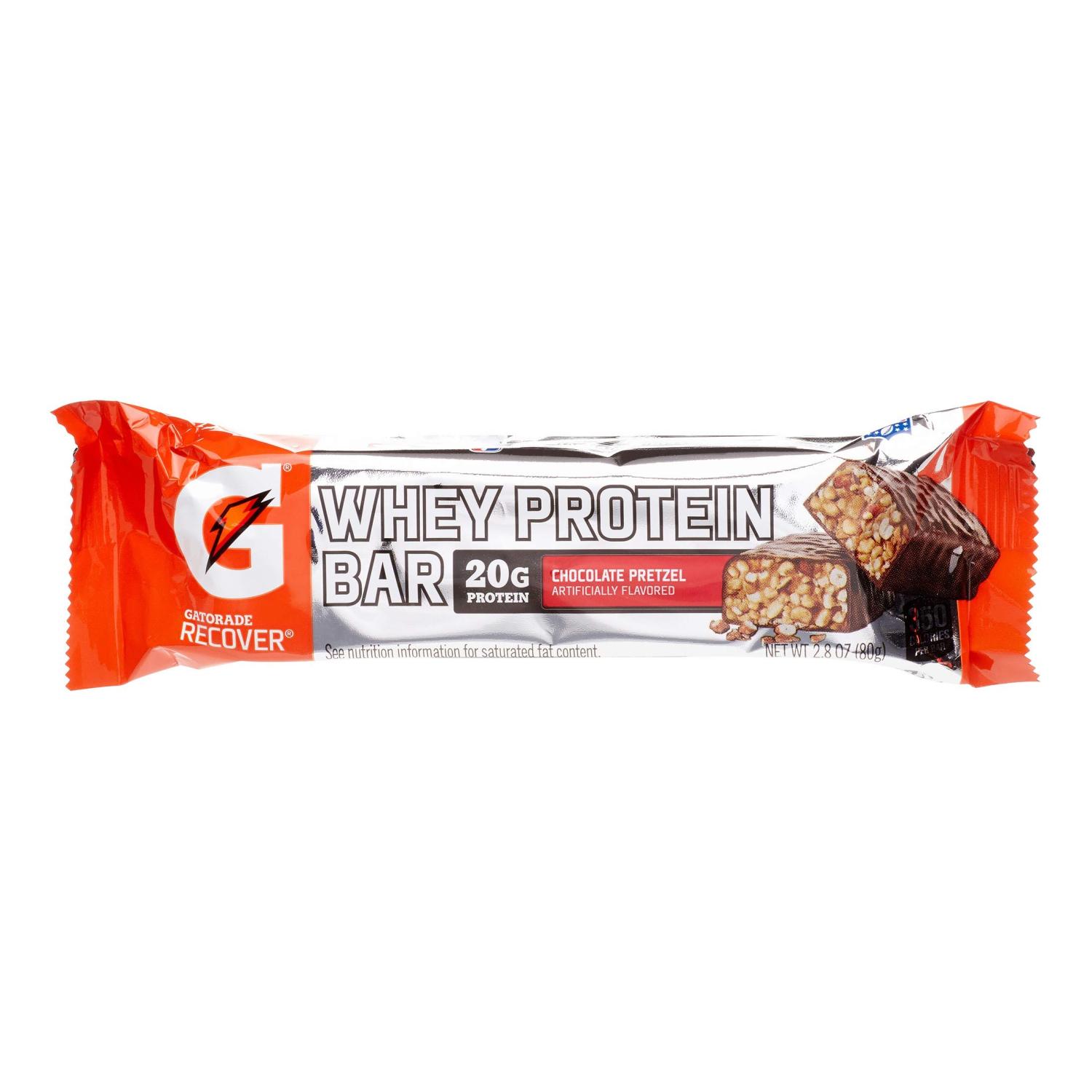 Gatorade Recovery Whey Protein Bar - Chocolate Pretzel | Fuel Your ...