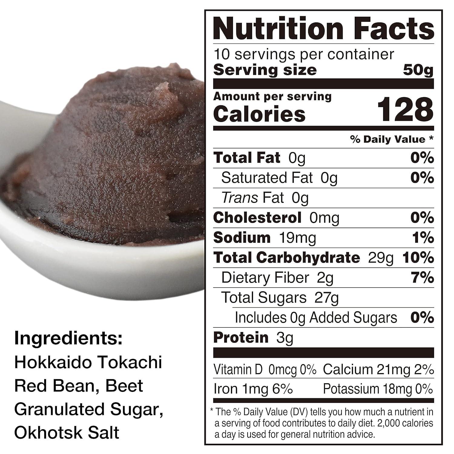 Premium Hokkaido Red Bean Paste - Traditional Japanese Flavor 500g ...