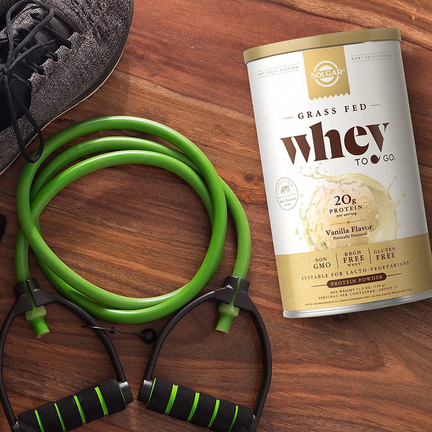 Buy Solgar Whey To Go Vanilla Protein Powder - 12 oz (340 g) for ...