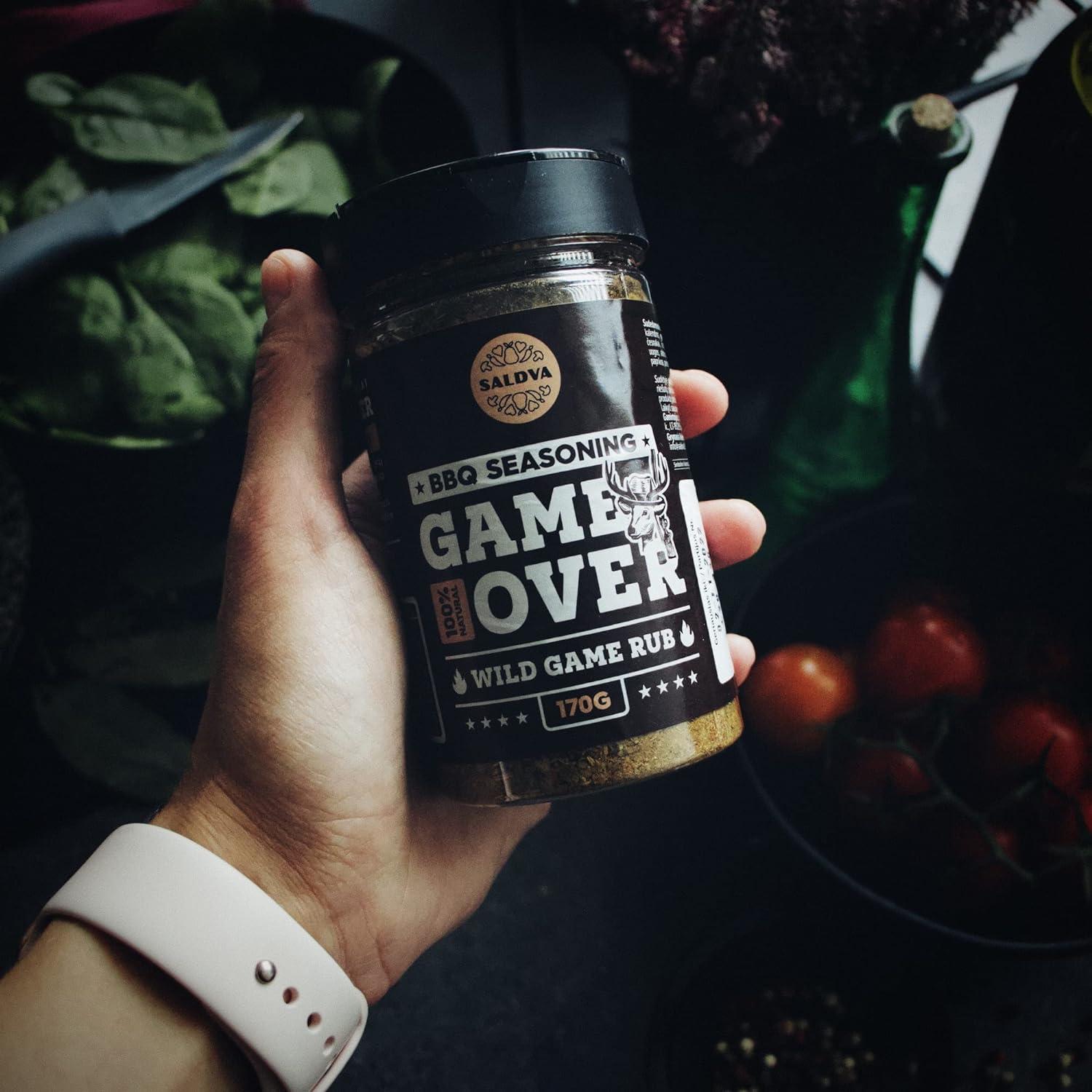 Game Over BBQ Wild Game Rub - 100% Natural BBQ Seasoning - Classic ...