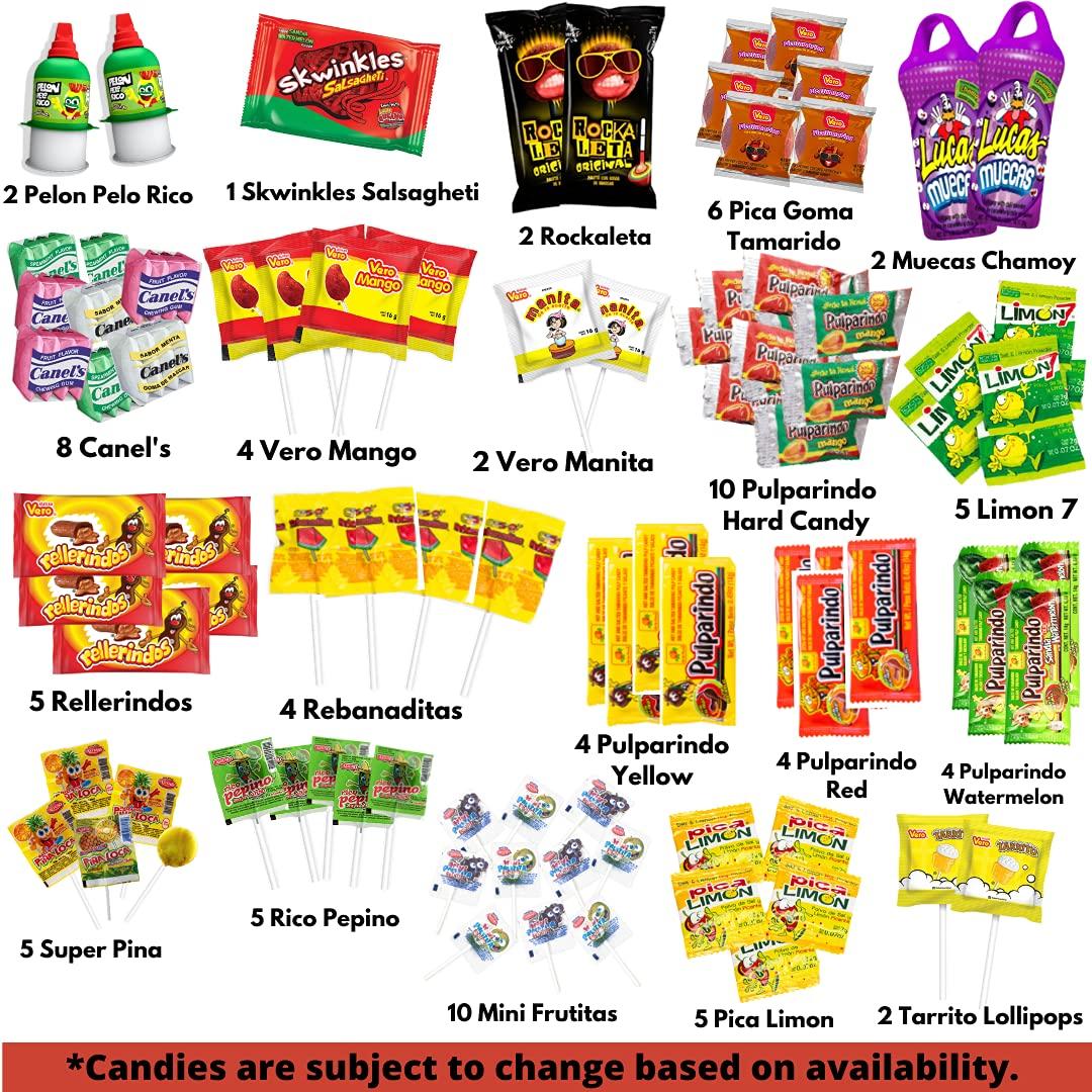 90 Count Mexican Candy Assortment Ole Rico Authentic And Delicious Treats
