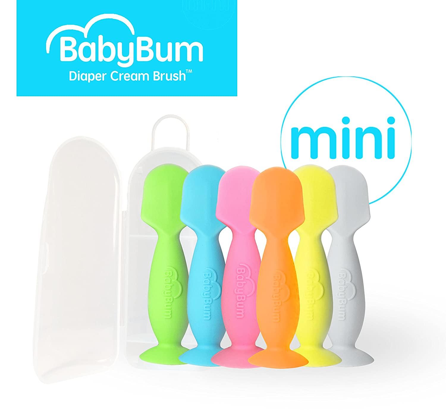 Bumco Diaper Cream Brush - Mini Baby Bum Brush with Travel Case | Baby ...