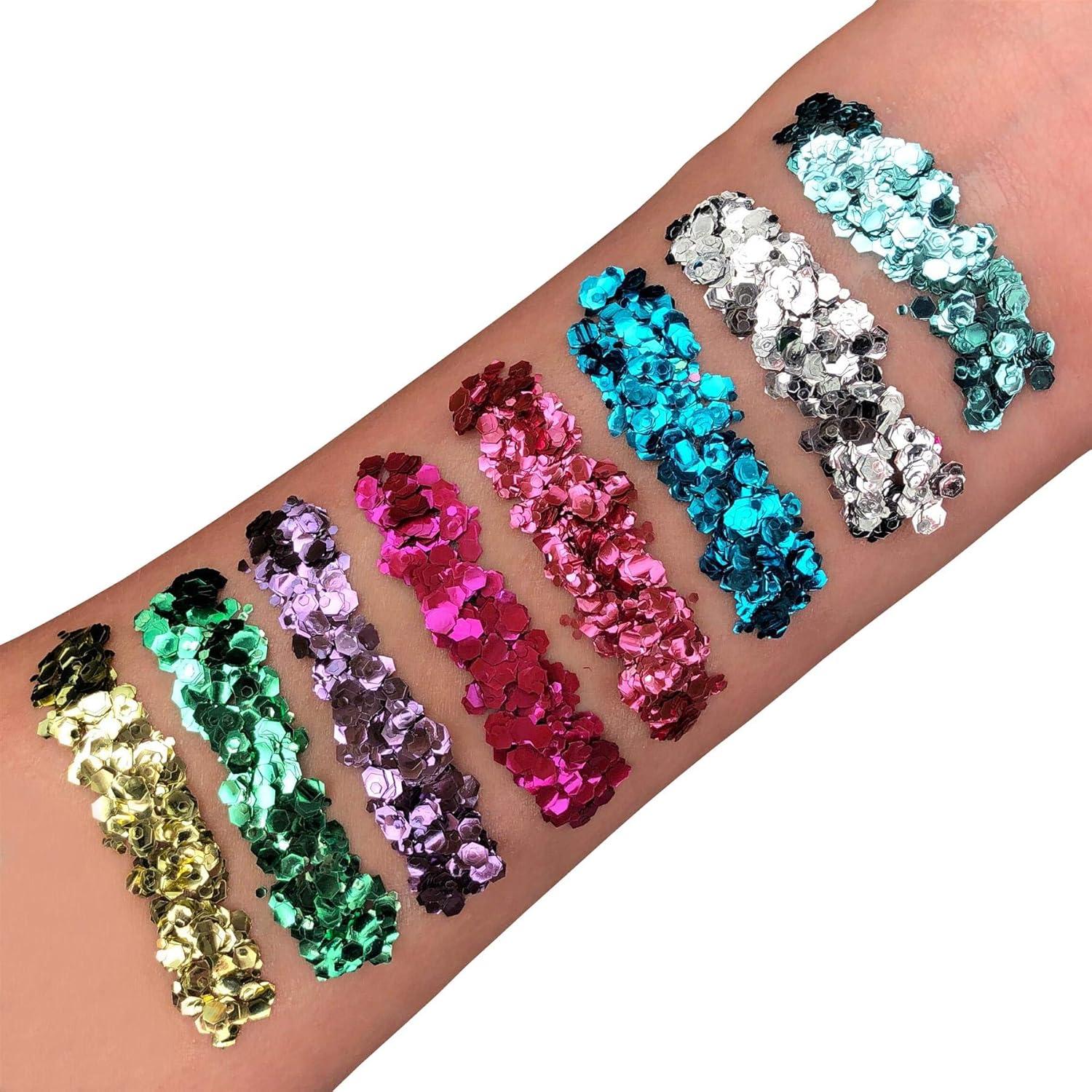 Biodegradable Eco-Glitter Set | 100% Organic Cosmetic Glitter for Face ...