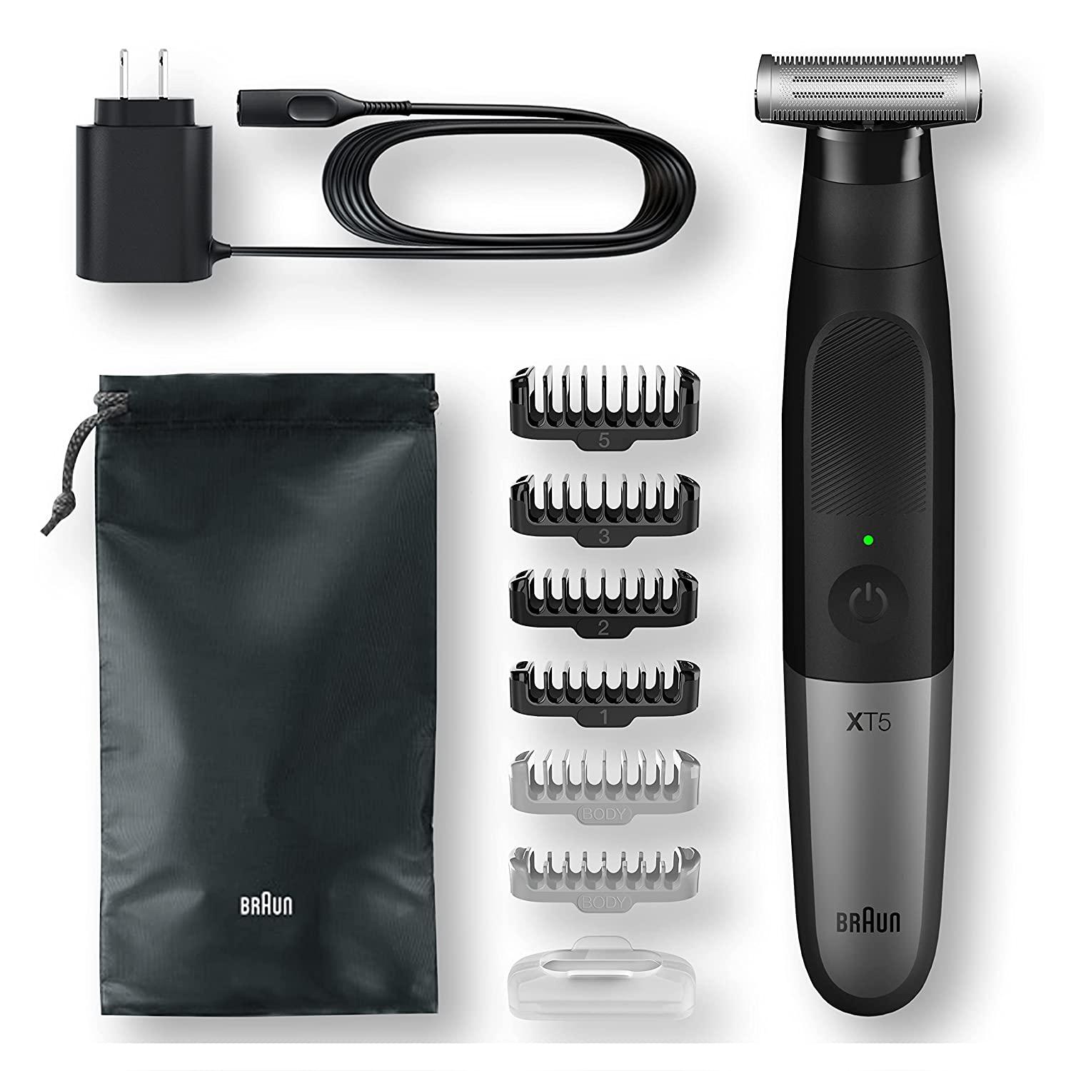Braun Series XT5 Beard Trimmer & Electric Razor for Men - XT5200 ...