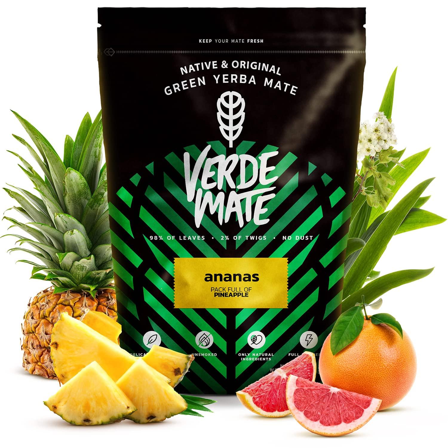 Verde Mate Green Ananas 500g - Delicious Fruit Yerba Mate with 100% ...