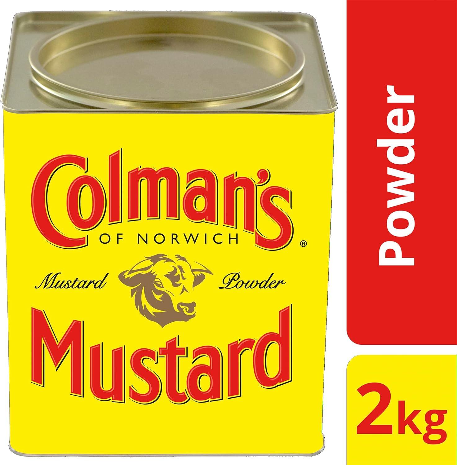 Colman's English Mustard Powder 2kg - Authentic British Flavor | Pack ...