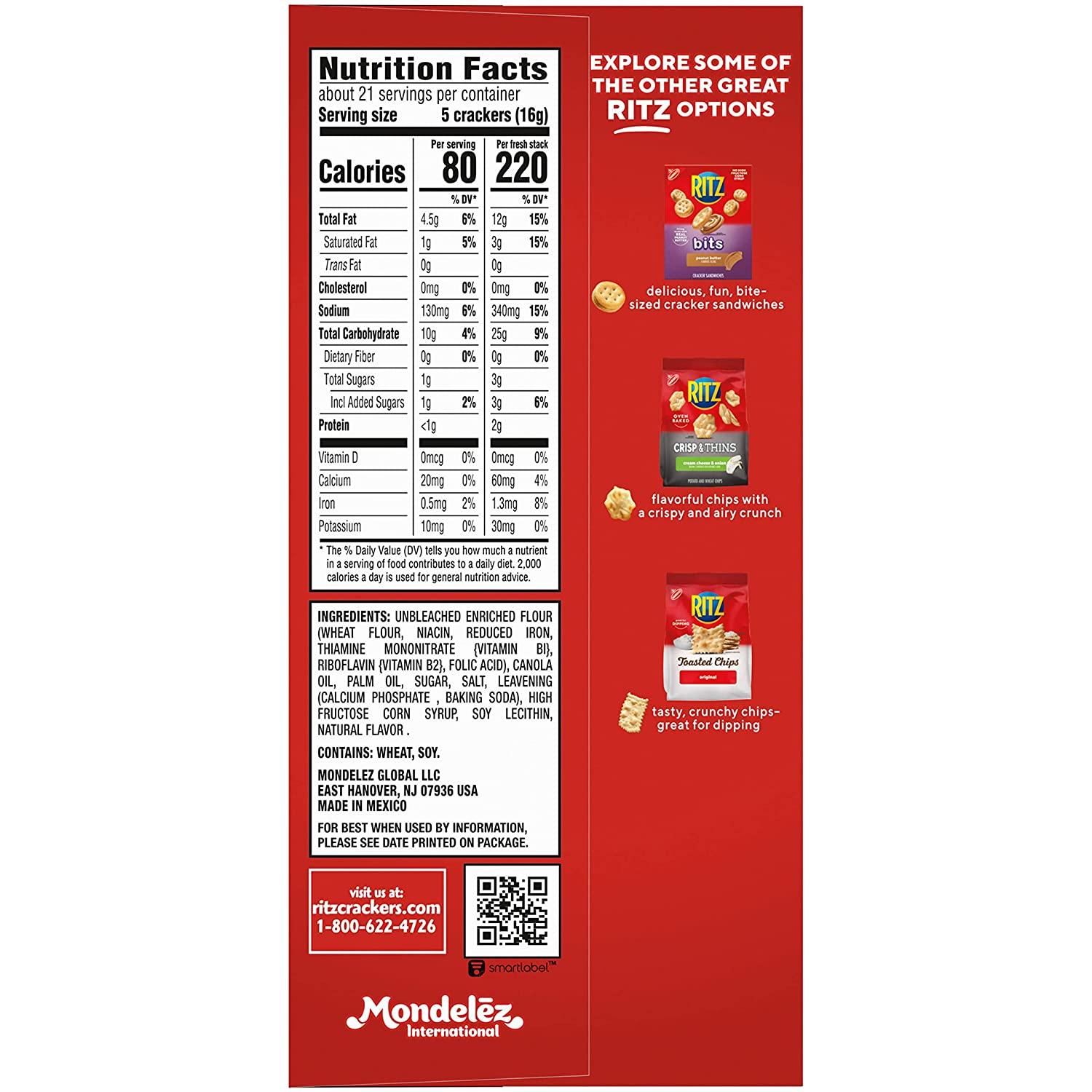 RITZ Fresh Stacks Original Crackers 11.8 oz Box - Pack of 6 | Buy Now ...