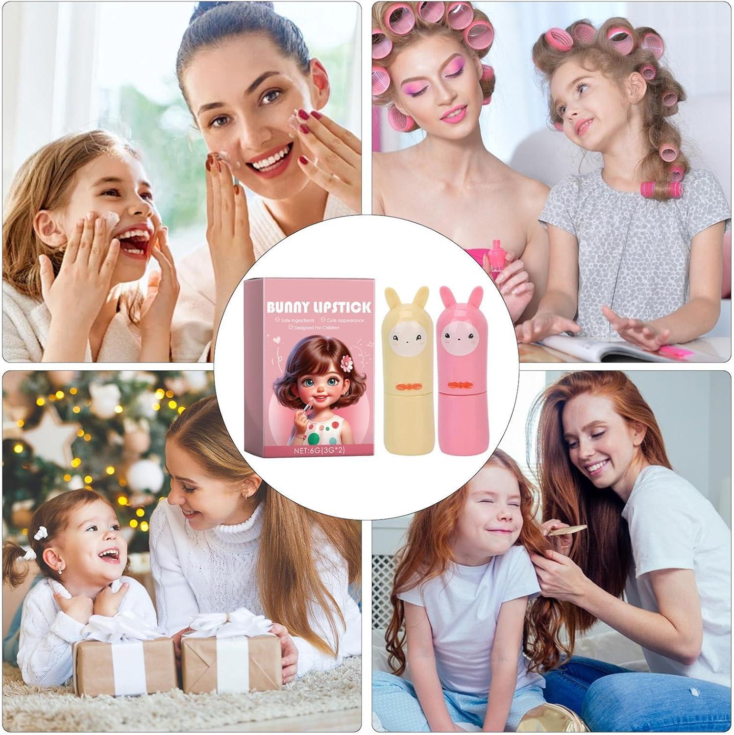 Kids Lipstick - Fashion Lipstick for Kids 2Pcs Makeup and Pretend Play ...