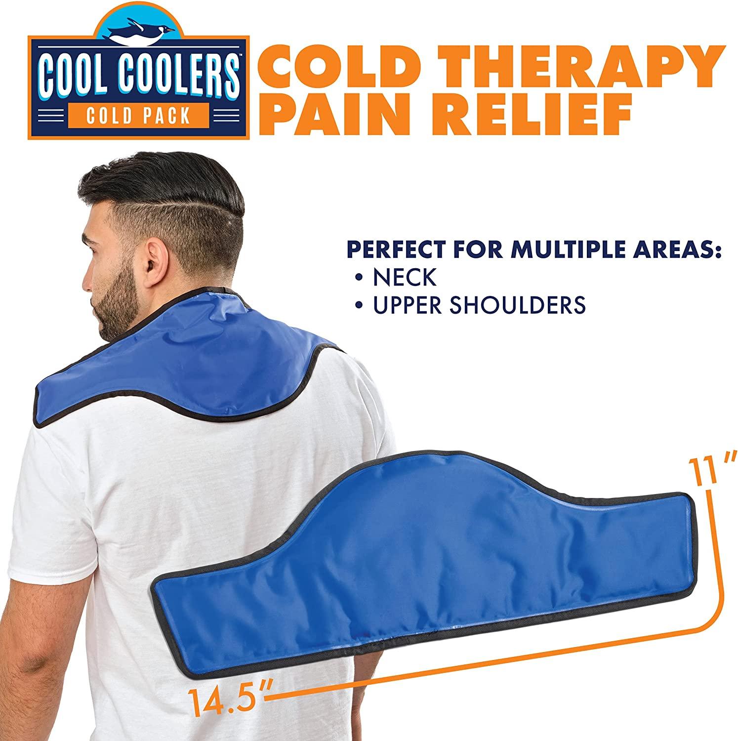 Flexible Gel Ice Pack for Neck and Shoulders - 2 Pack | Reusable Cold ...