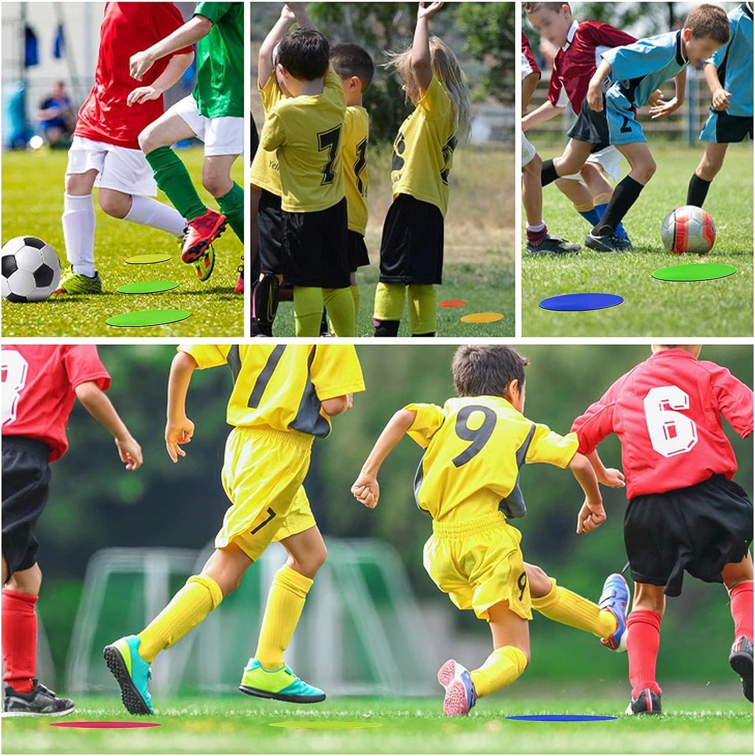 12Pcs Non Slip Rubber Spot Markers Set - 9 Inch Field Cones for Indoor ...