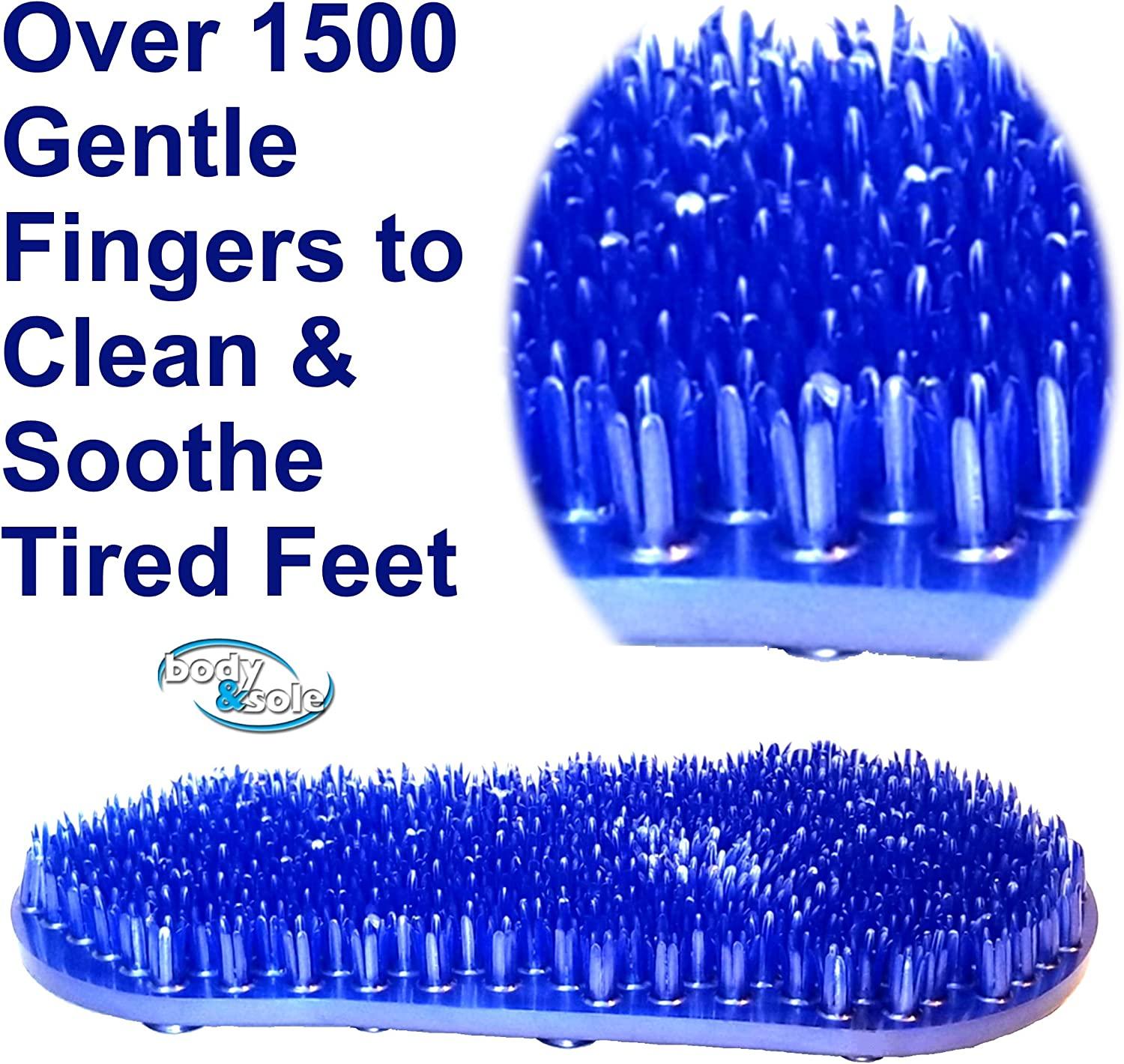 Soapy Soles Foot Scrubbing Pad & Massager - Pearl Blue | Exfoliate and ...