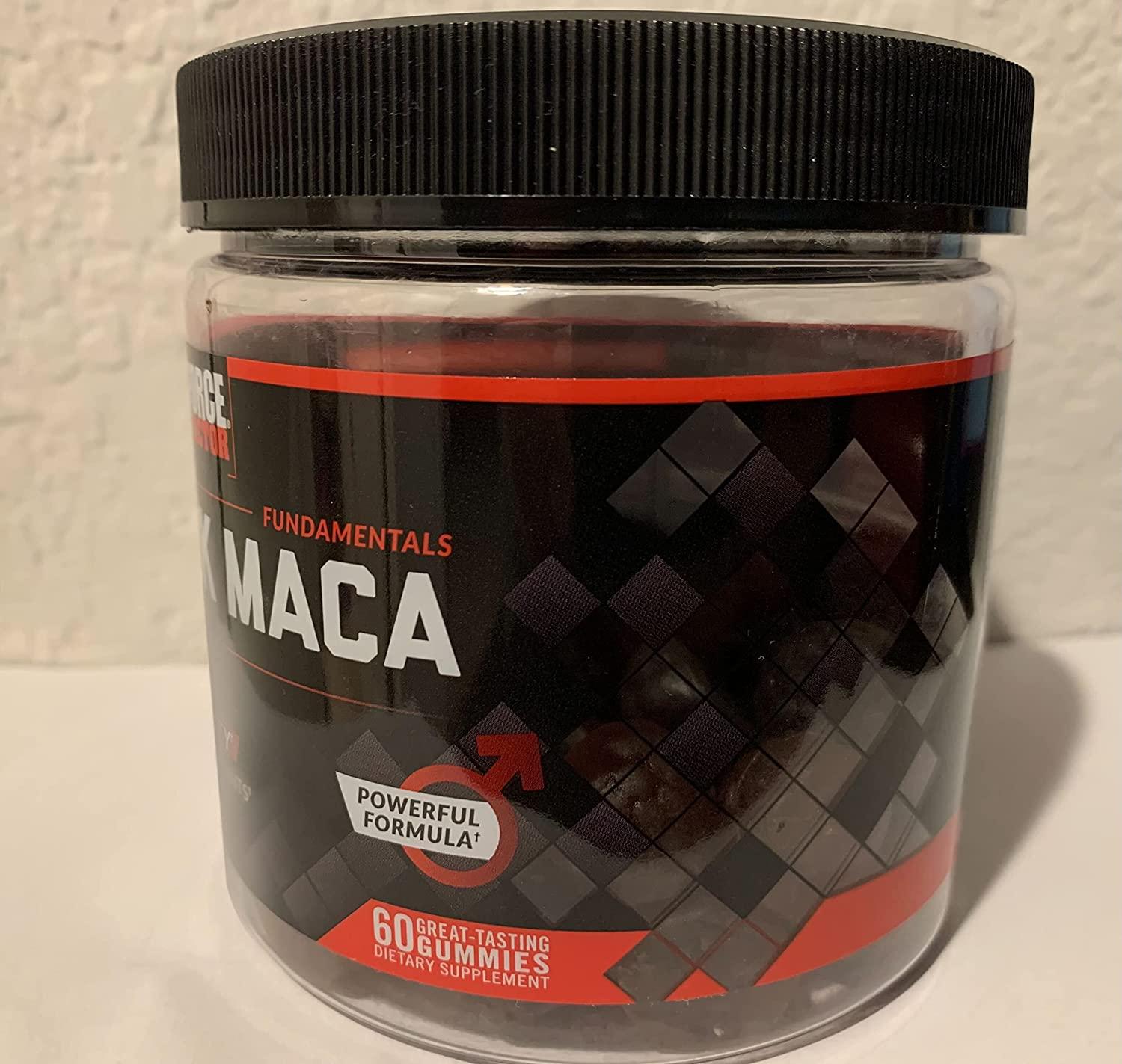 Force Factor Black Maca Gummies - Increase Energy & Strength with Black ...