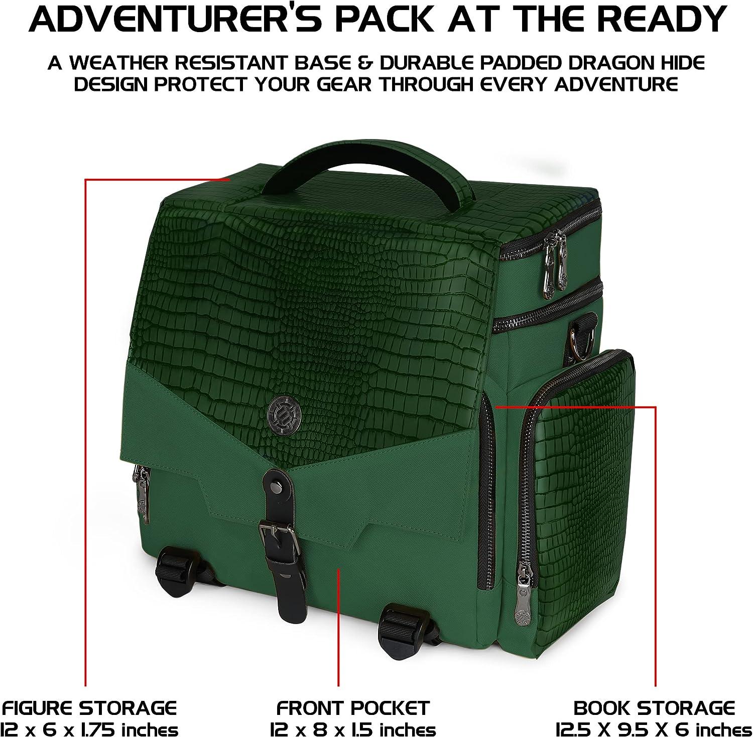ENHANCE Collector's Edition RPG Adventurer's DND Bag - Dragon Green ...