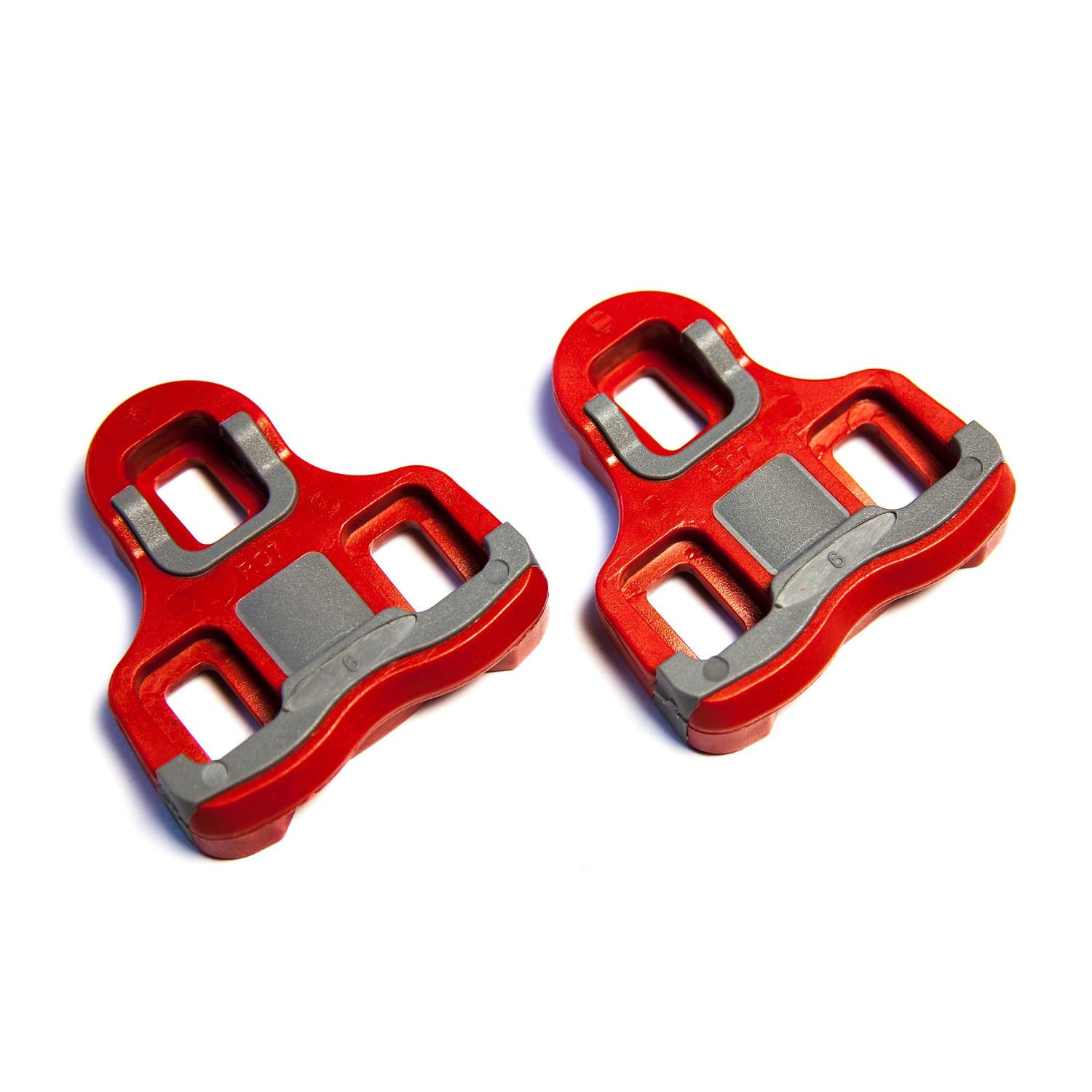 PowerTap P1 Bicycle Pedal Replacement Cleats - Red (6 Degrees) | Buy ...