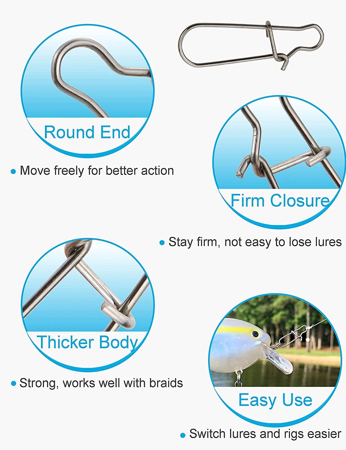 Facikono Fishing Line Sinker Slides Catfish Rig | Heavy Duty Saltwater ...