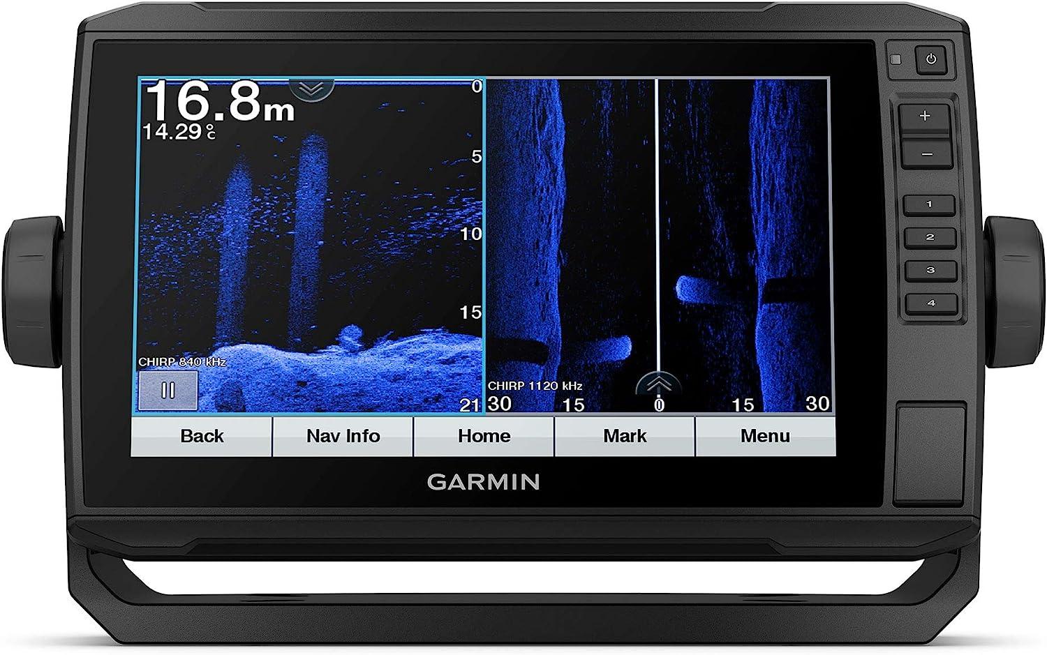 Garmin ECHOMAP UHD 93sv 9 Touchscreen Chartplotter with LakeVu g3 and ...