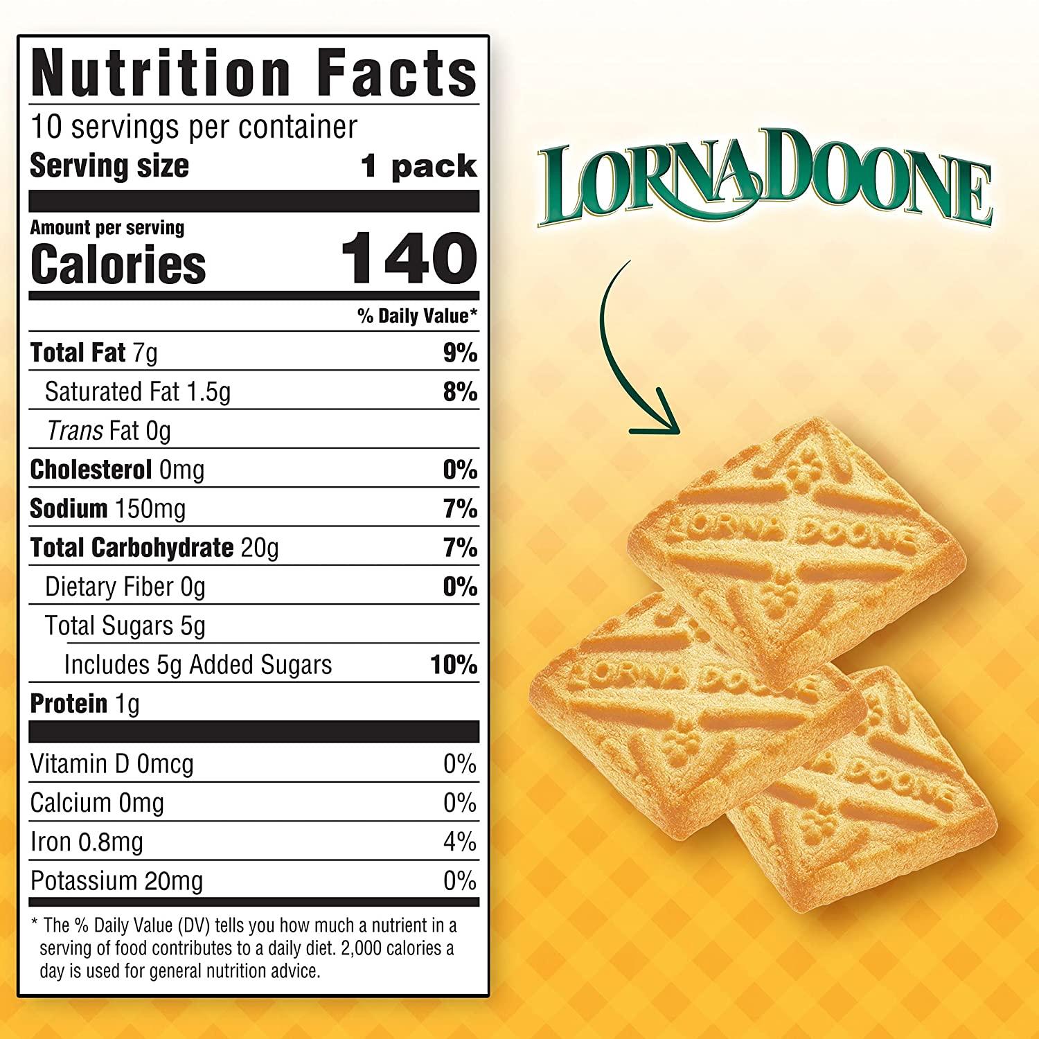 Lorna Doone Shortbread Cookies - 10 Packs (40 Cookies Total) | Buy Now ...