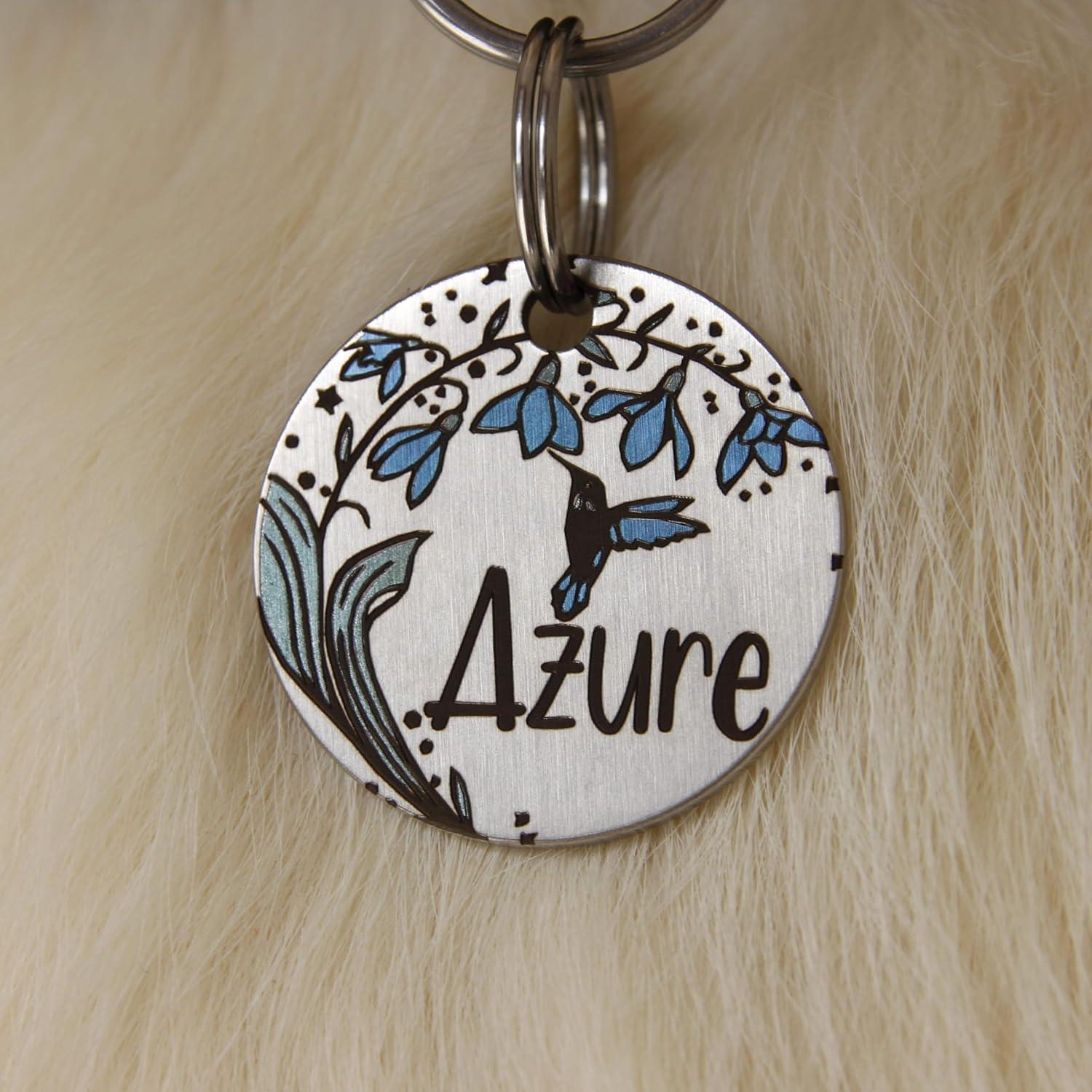 Custom Engraved Stainless Steel Dog & Cat Tags - Personalized Name ...