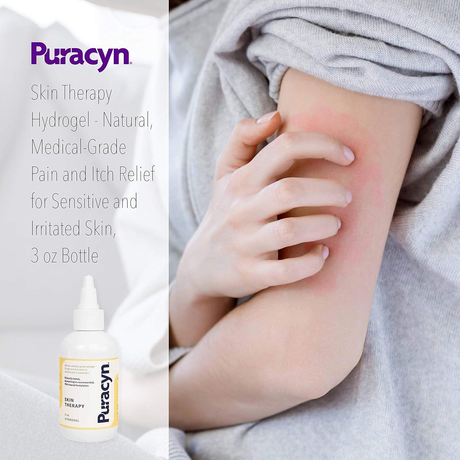 Puracyn Skin Therapy Hydrogel - Natural Medical-Grade Pain and Itch ...