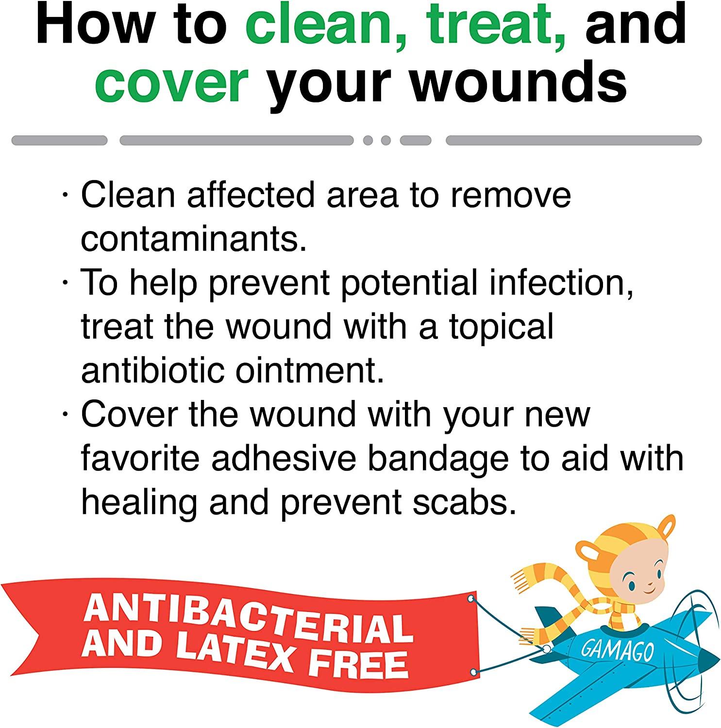 GAMAGO Dino-Sore Bandages - Set of 18 Individually Wrapped Self ...