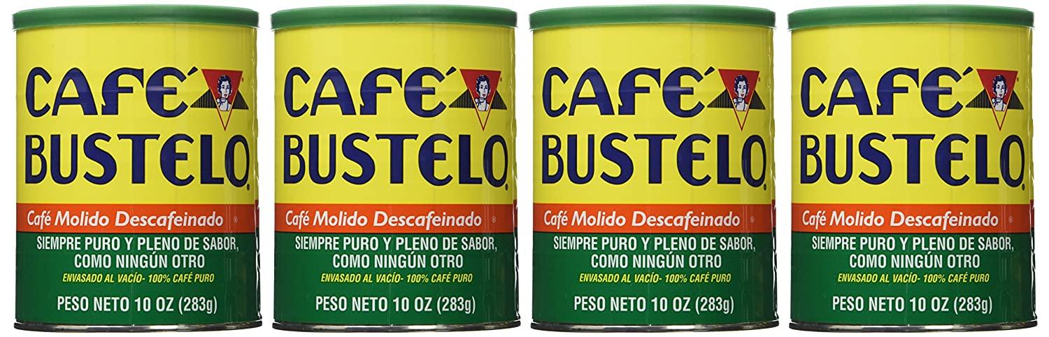 Cafe Bustelo Decaffeinated Ground Coffee 10 oz - Rich Flavor, No ...