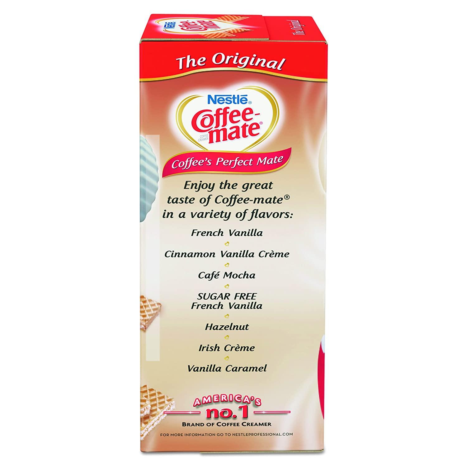 Nestle Coffee-mate Liquid Creamer Singles Original 0.38 Oz - Box of 50 ...