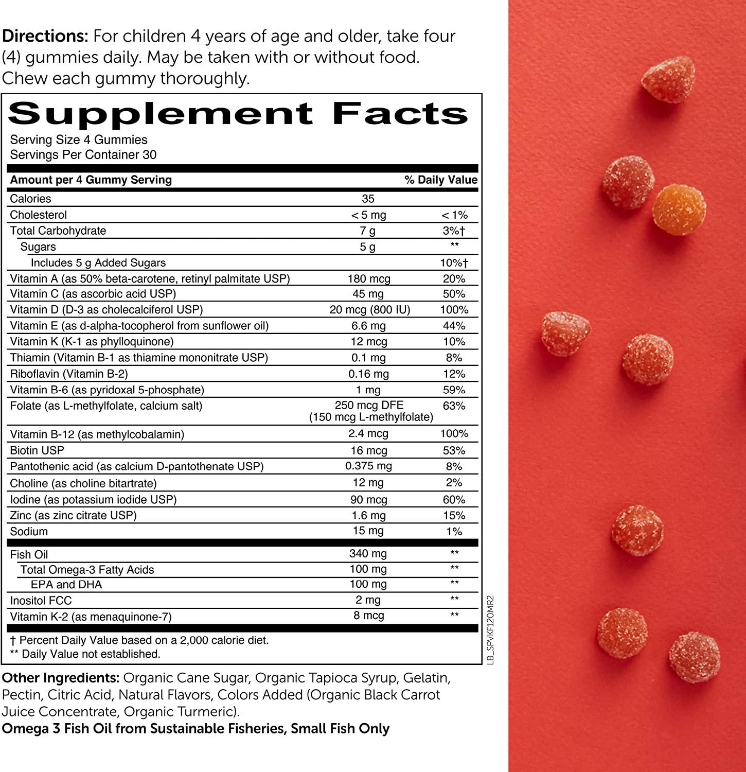 SmartyPants Kids Multivitamins with C, D3 & Zinc - 120 Gummies for ...