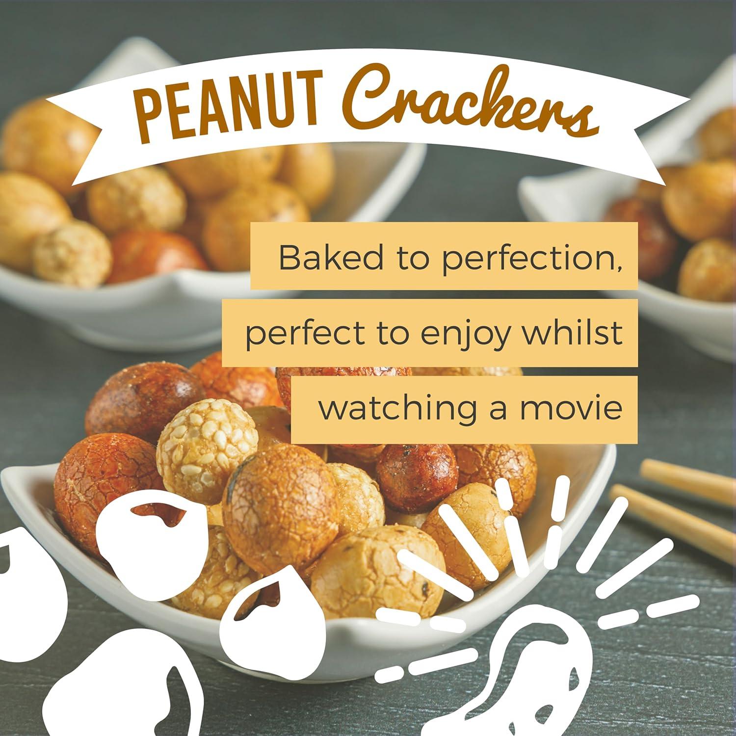 Sunburst Snacks Whole Peanut Crackers Crispy and Flavourful Non-GMO ...