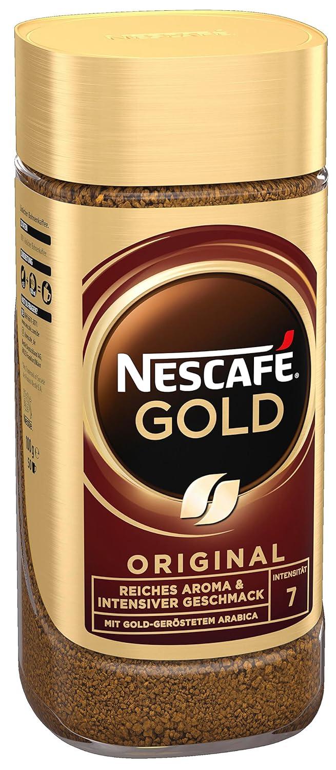Nescaf Gold Original Instant Coffee - Soluble Bean Coffee Caffeinated ...