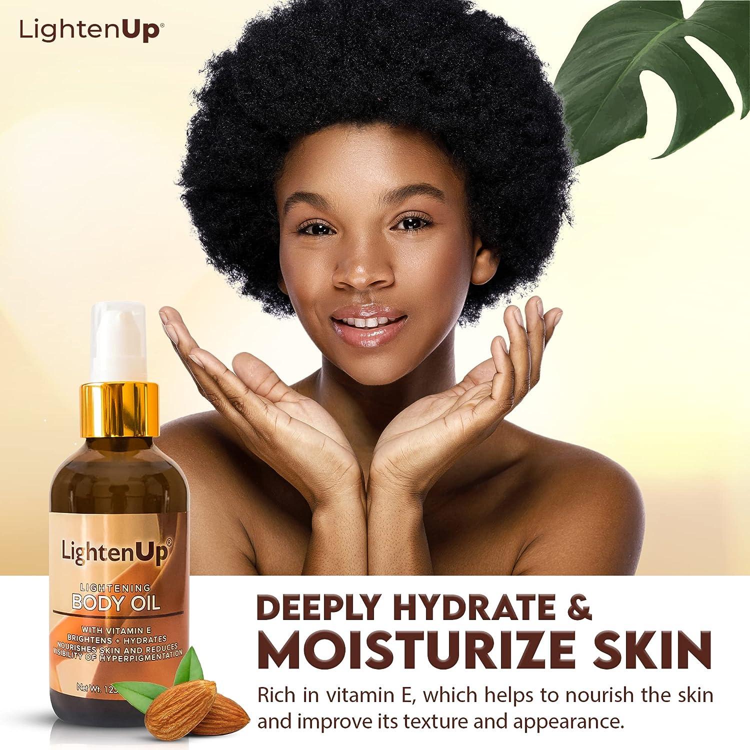 OMIC LightenUp Brightening Body Oil - 4.2 fl oz - Dark Spot Remover for ...