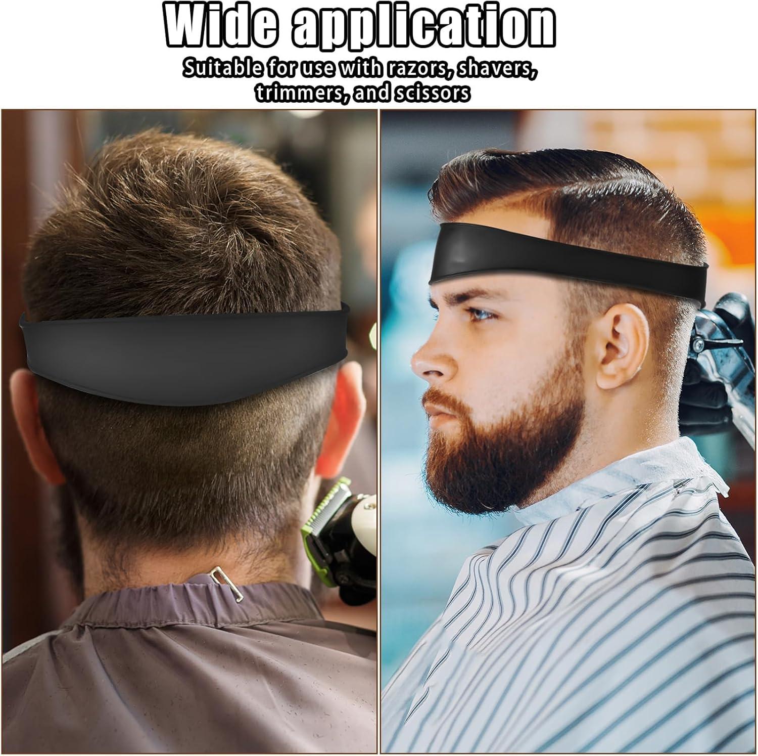 Hair Trimming Guide Men Black Hair Cut Guides Fade Cutting Tool with 2 ...