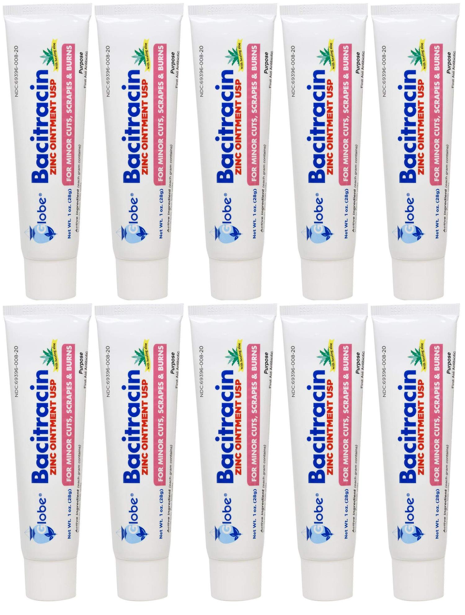 Bacitracin Zinc Ointment 1 oz - Antibiotic First Aid Supplies - Maximum Healing Power - Prevents ...