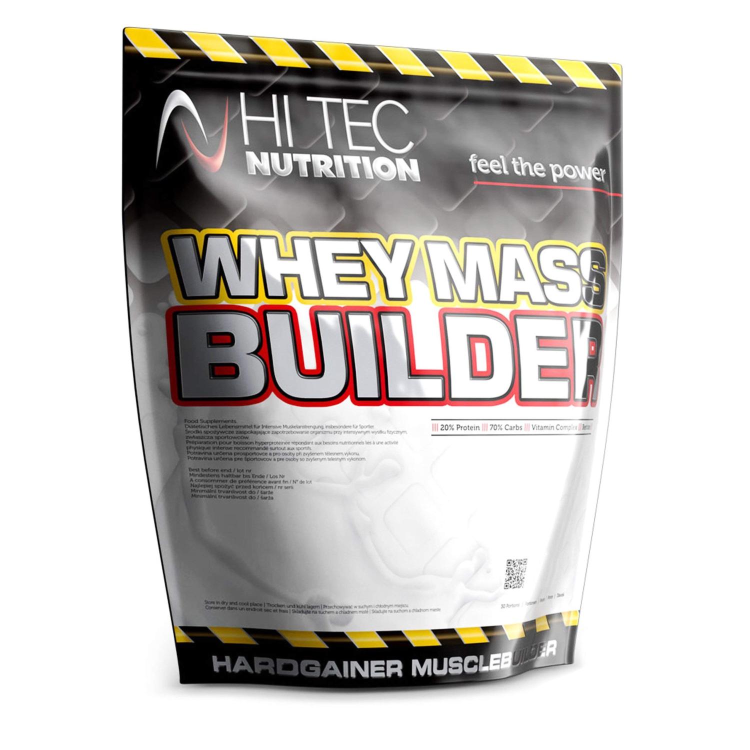 Hi Tec Nutrition Mass Gainer Protein Powder - 1500g Whey Protein for ...