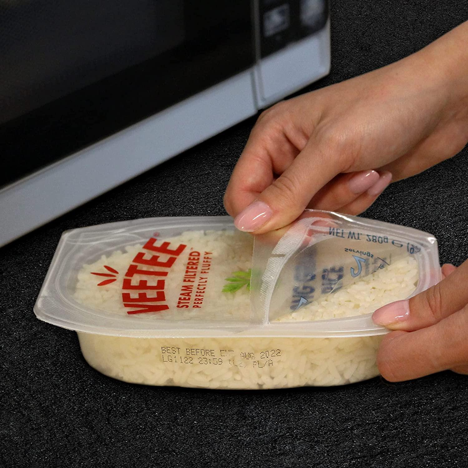 Veetee Long Grain 2 Minute Microwavable Rice Meals 10.6oz - Pack of 6 ...