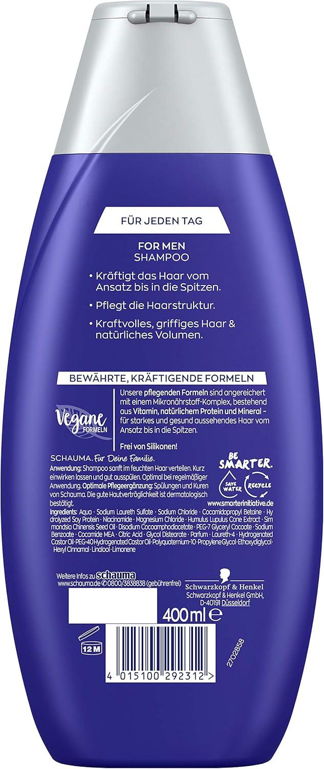 Schauma Shampoo for men 400 ml - Pack of 5 | Buy Now with Express ...